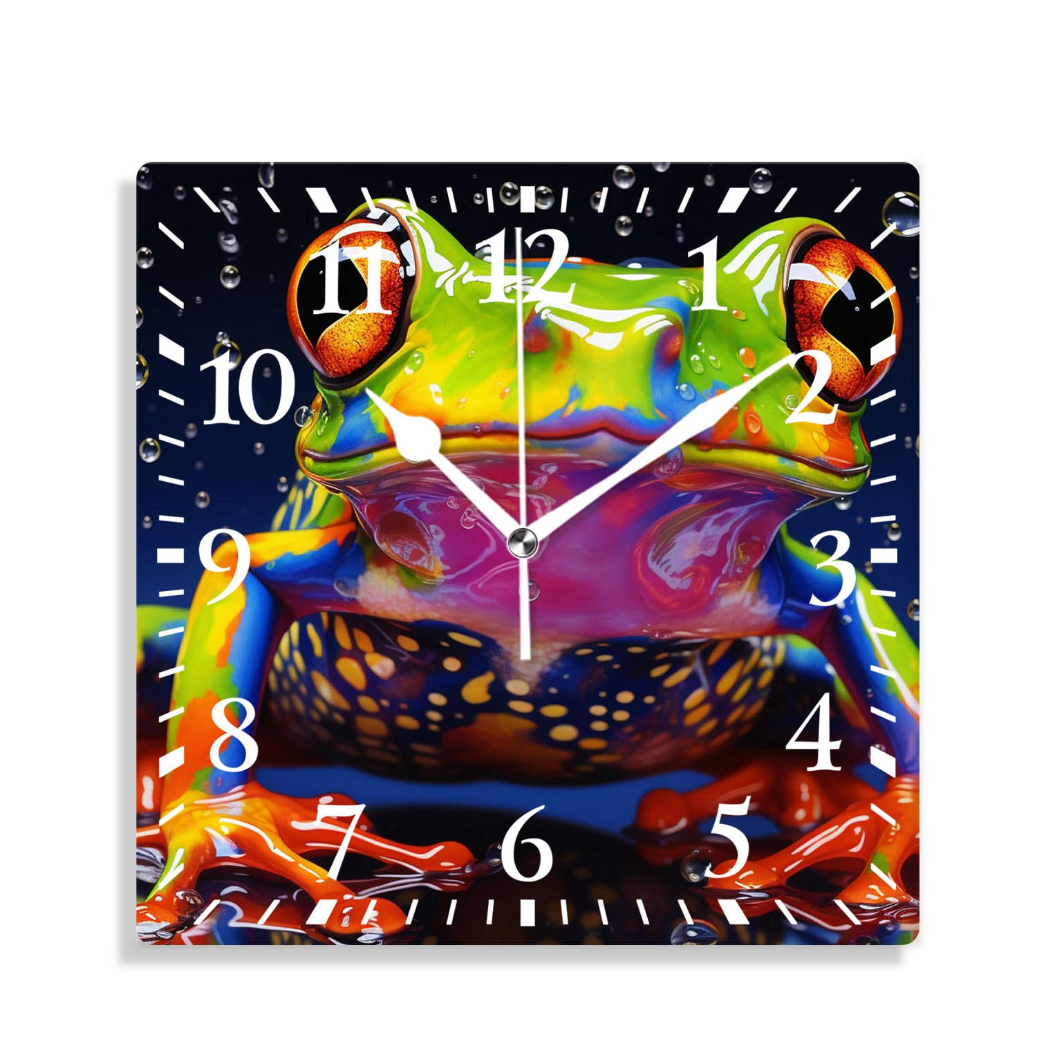 14 Inch Wall Clock Battery Operated Silent Clock Decorative for Office ...