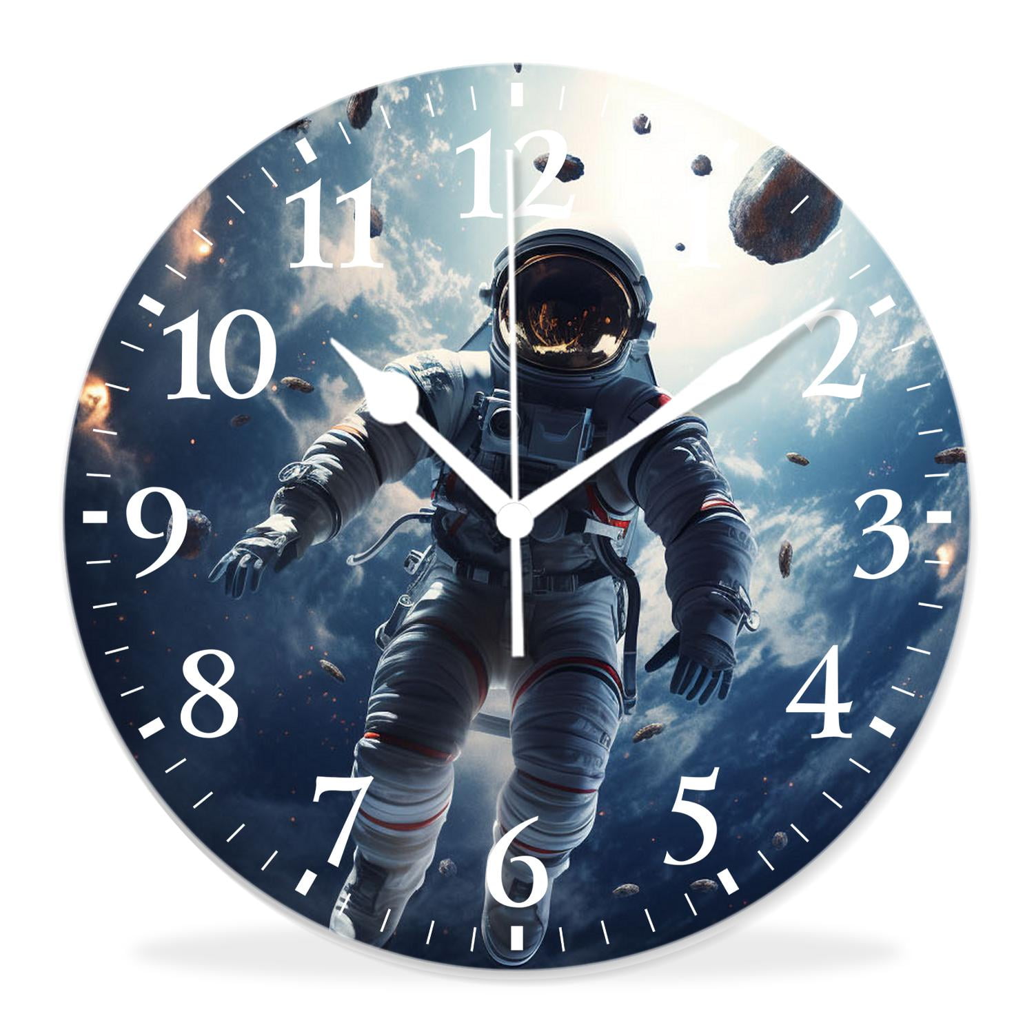 14 Inch Wall Clock Battery Operated Silent Clock Decorative For Office