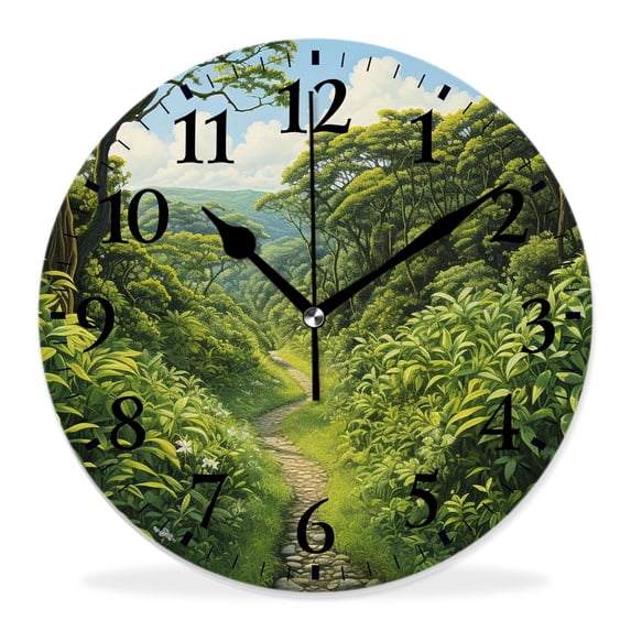 14 Inch Wall Clock Battery Operated Silent Clock Decorative for Office ...