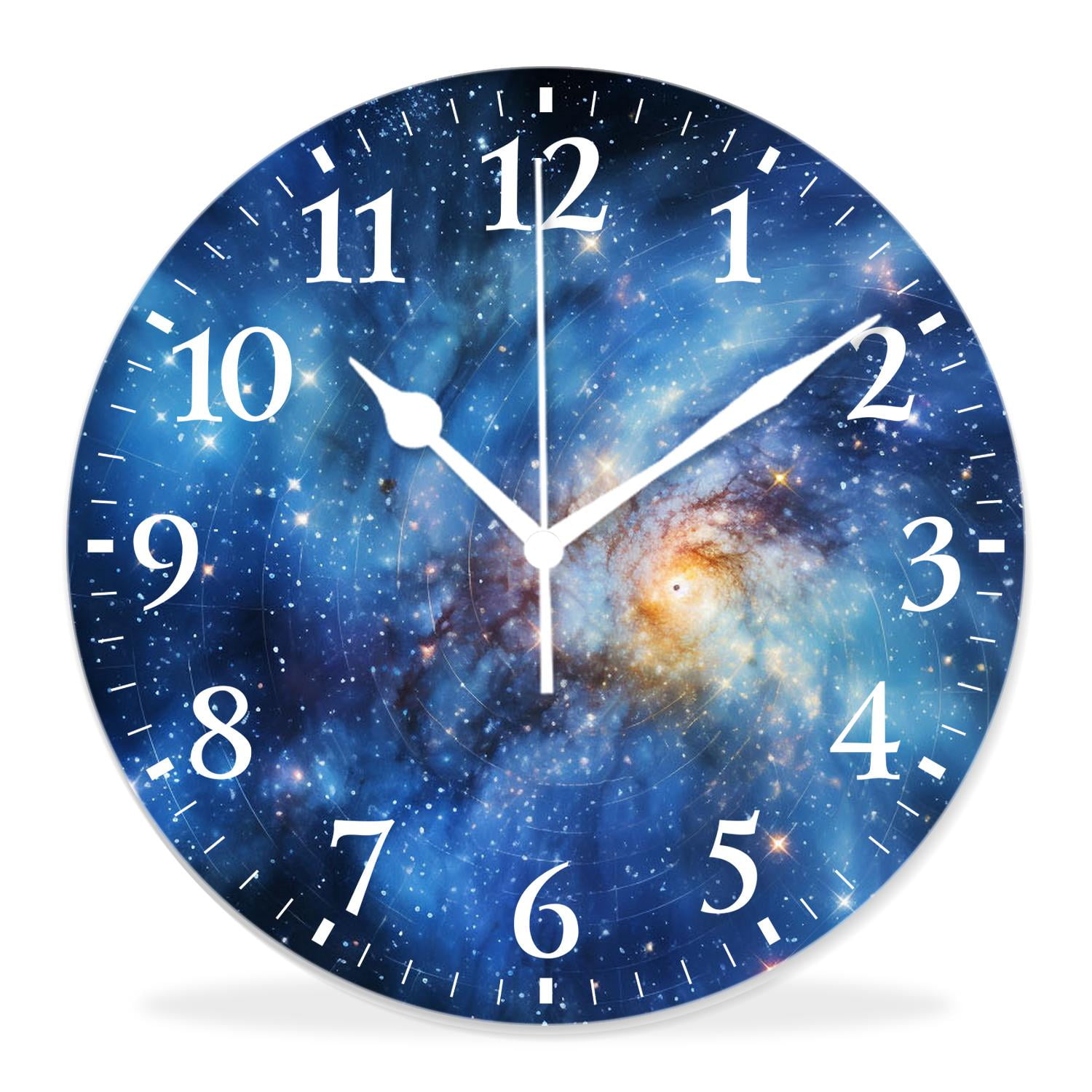 14 Inch Wall Clock Battery Operated Silent Clock Decorative for Office ...