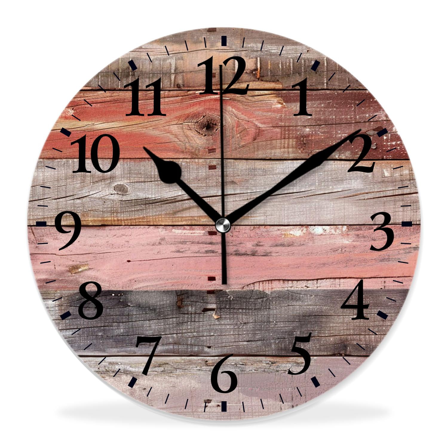 14 Inch Wall Clock Battery Operated Silent Clock Decorative for Office ...