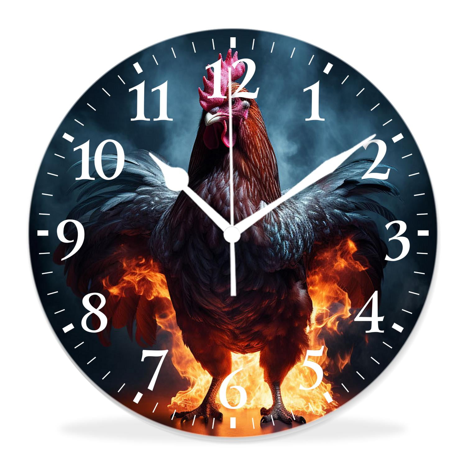14 Inch Wall Clock Battery Operated Silent Clock Decorative for Office ...