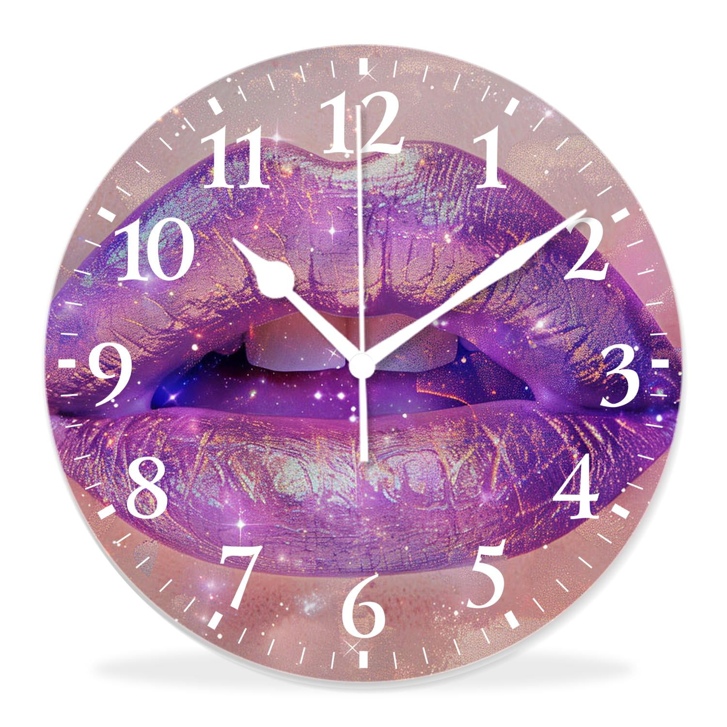 14 Inch Wall Clock Battery Operated Silent Clock Decorative for Office ...