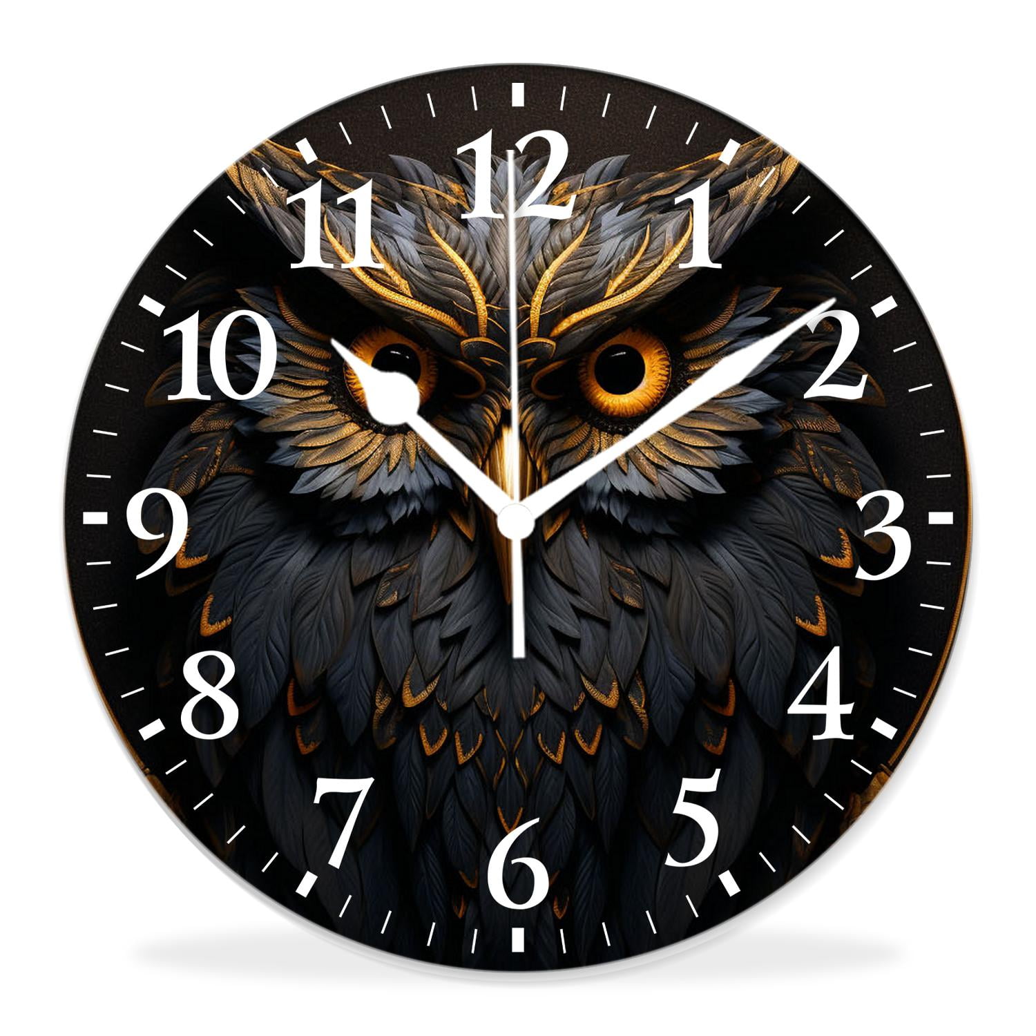 14 Inch Wall Clock Battery Operated Silent Clock Decorative for Office ...