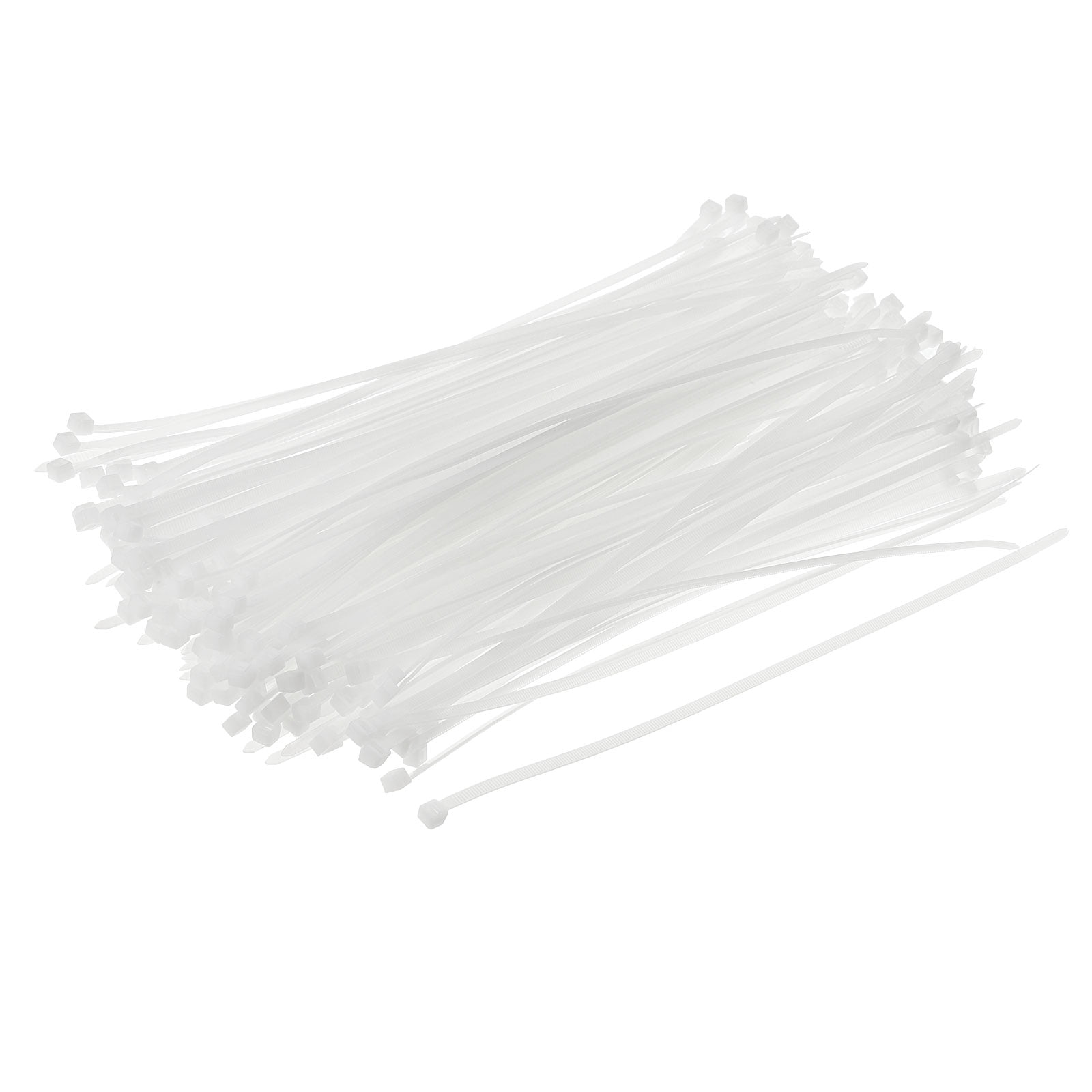 14 Inch White Zip Ties, 250 Pcs Cable Ties Nylon Strip Zip Wire Cable ...