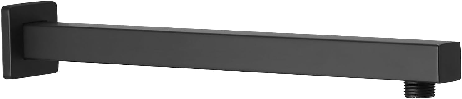 14 Inches Straight Extended Shower Arm With Flange, Rain Shower Head ...