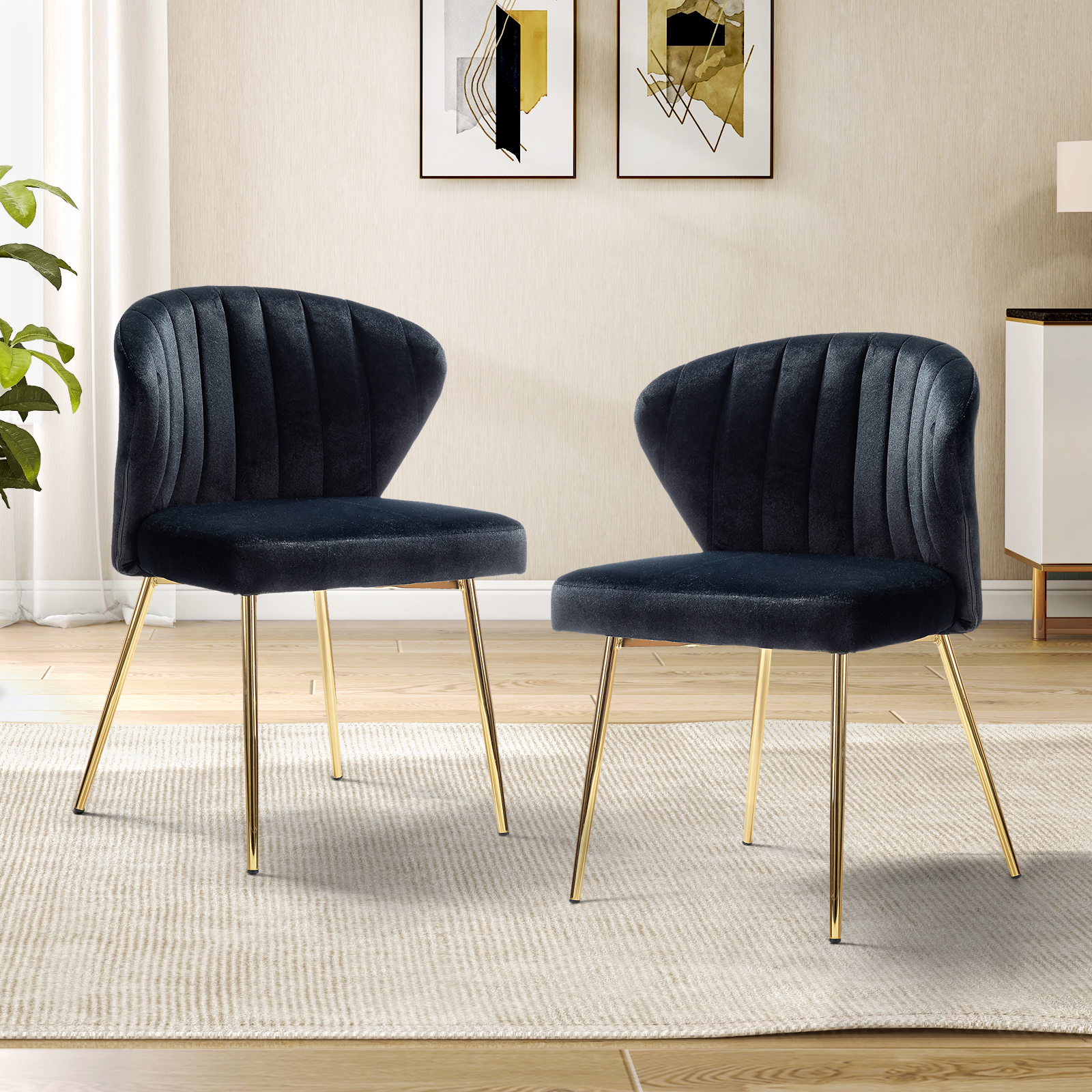 Safari Two Toned Channel Back Chair - Walmart.com