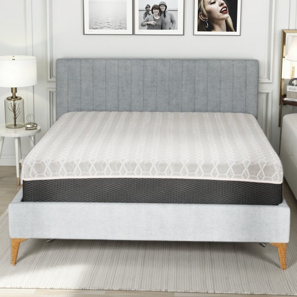 14" King Copper Hybrid Plush Mattress - Cooling Memory Foam, Pocket Coil Support & Edge ...