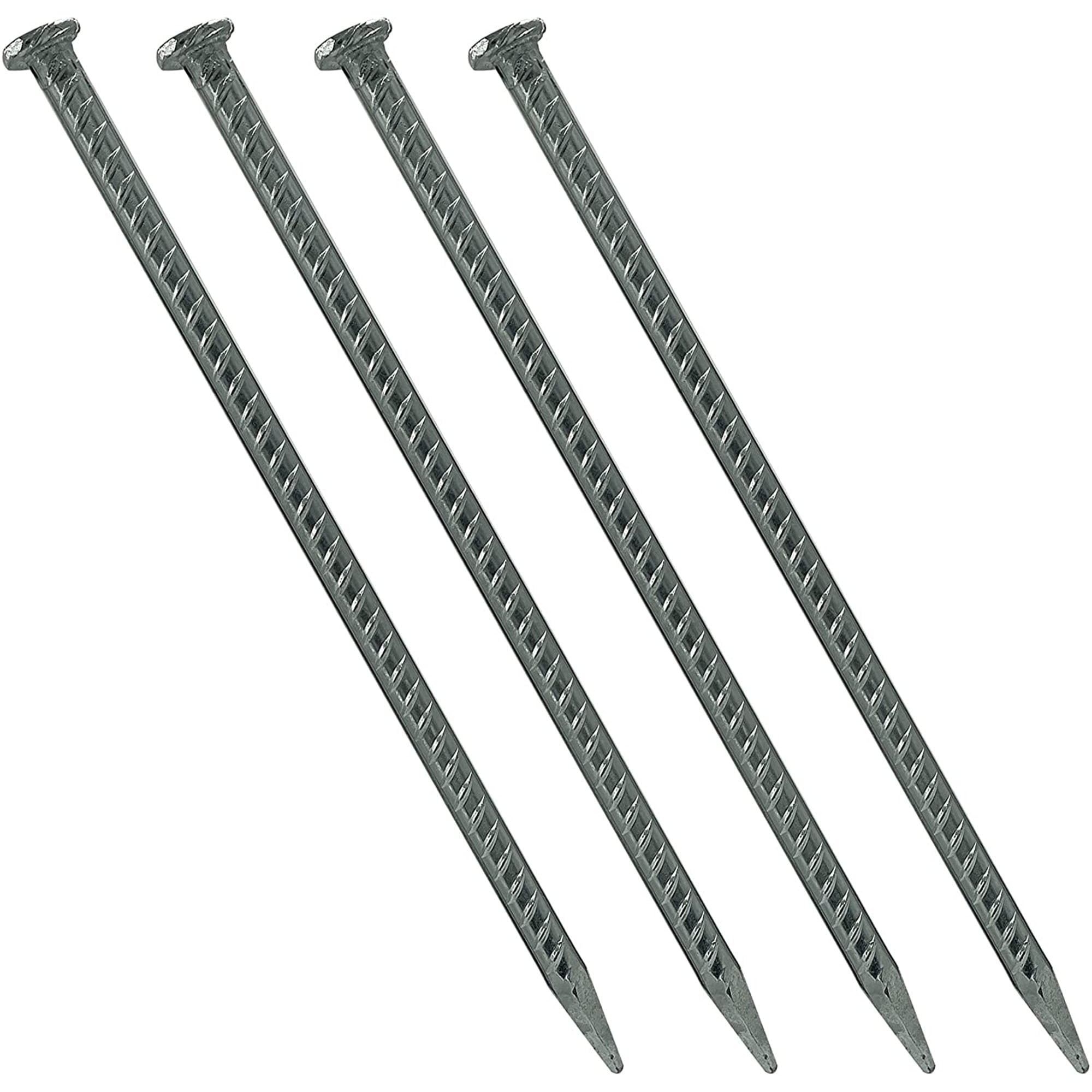 14" L x 0.5" Dia. Rebar Spikes for Asphalt Applications - 4 Pieces ...
