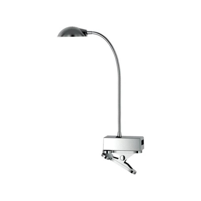 Tensor 20058-000 200 lm. Brushed Metallic Gooseneck Clip-On Plug-In ...