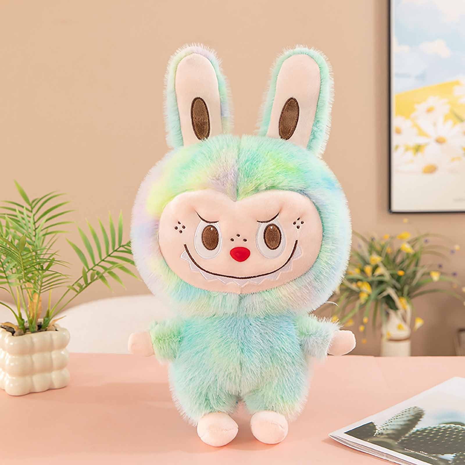 14" Labubu Macaron Plush Labubu Exciting Doll Keychain Gift Etciting ...