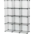 14 * 14 Large Size Panel Wire Cube Storage Organizer, Durable Wire ...