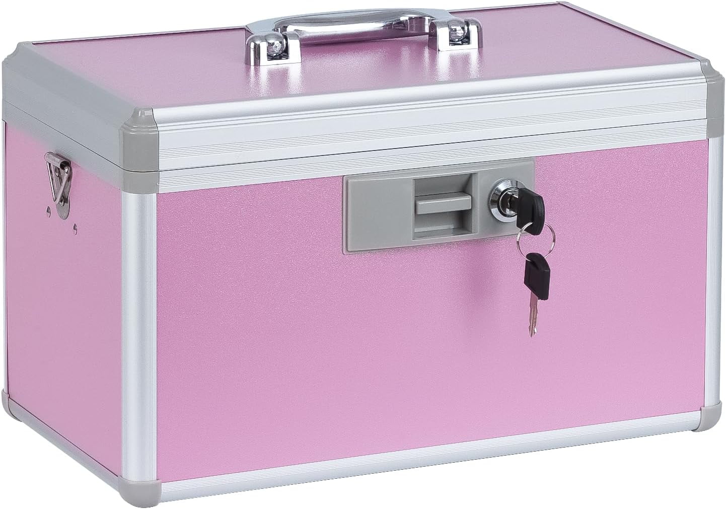 14" Medicine Lock Box, First Aid Safe Medication Storage Box,Aluminum ...