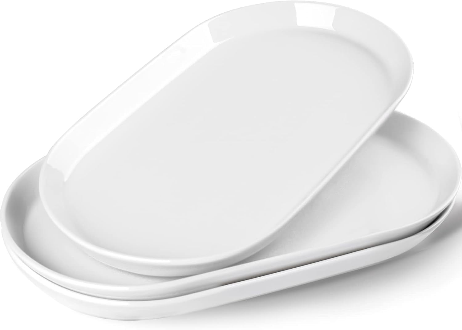 14" Oval Serving Platter - Ceramic Large Serving Platters, Oval Serving ...