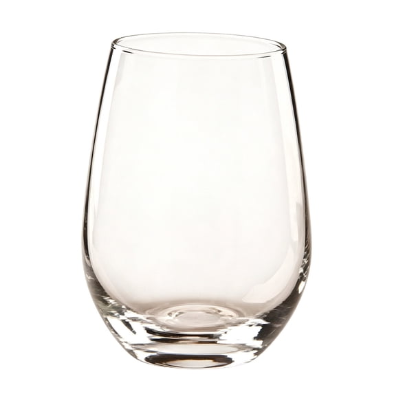 14 Oz Clear Glass Tumbler Drinking Cups, Heavy Duty Thick Beer Water ...