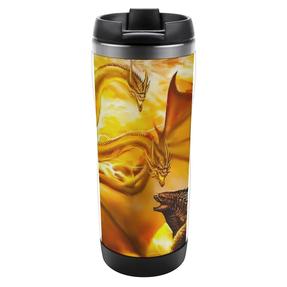 14 Oz Travel Coffee Mug with Leak-proof Lid, Stainless Steel Vacuum ...