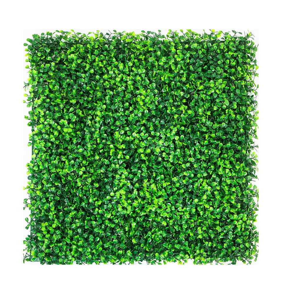 Artificial Boxwood Panels, 20x20" Green Grass Wall Backdrop, Faux ...
