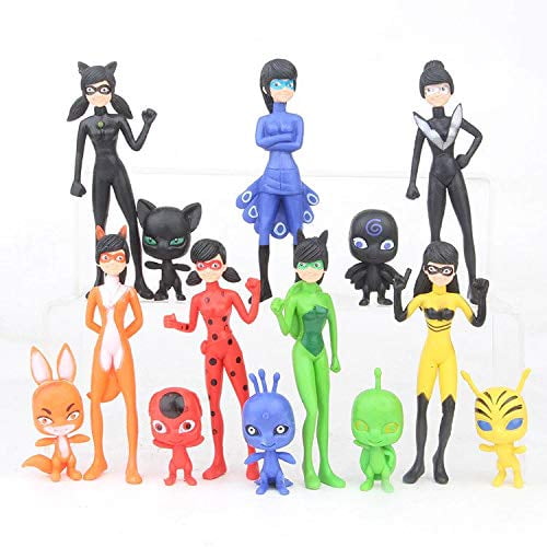 14-Pack Colorful Heroic Action Figures Set – Miniature Toy Collection ...