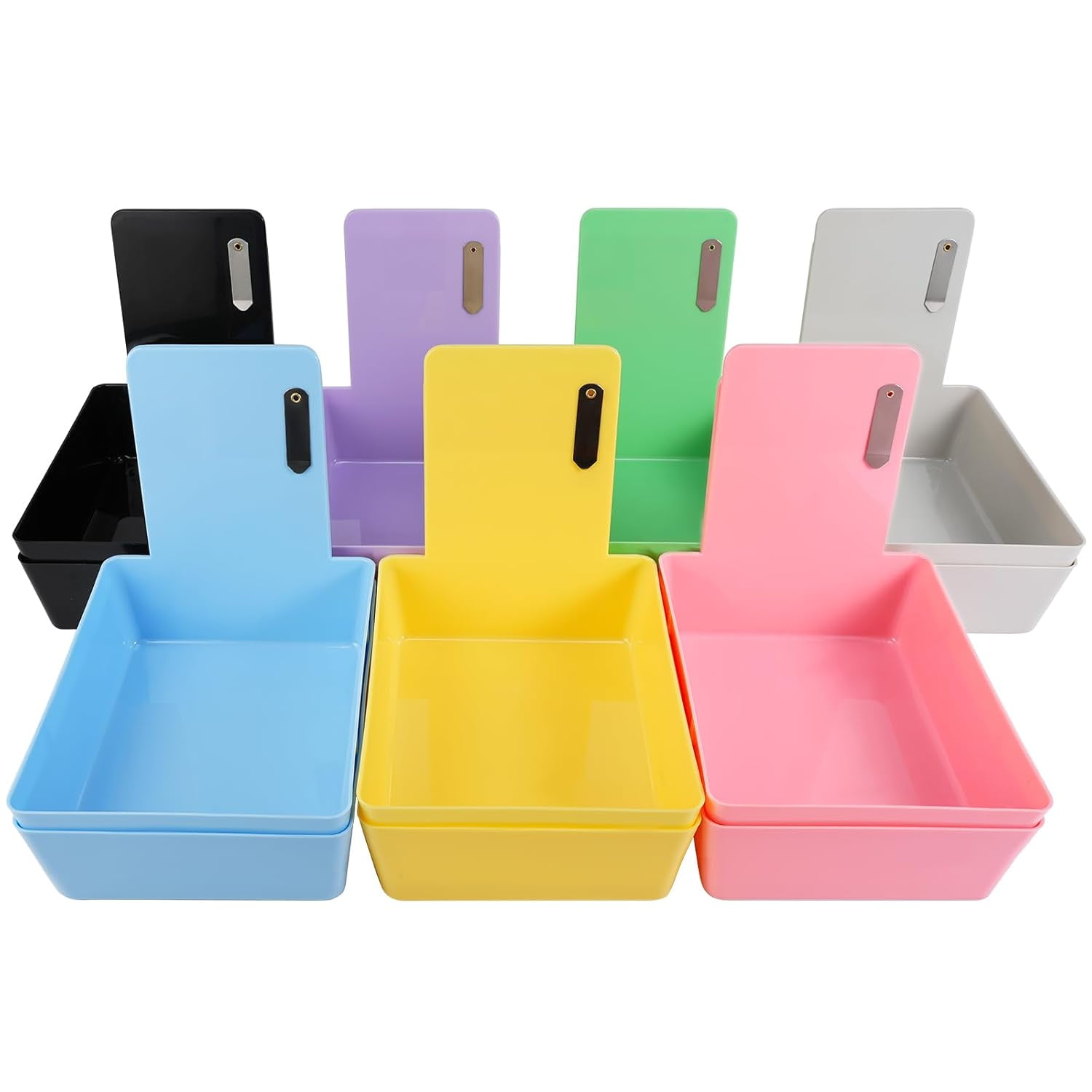 14 Pack Dental Working Lab Pan, Dental Lab Work Case, Medium Plastic ...