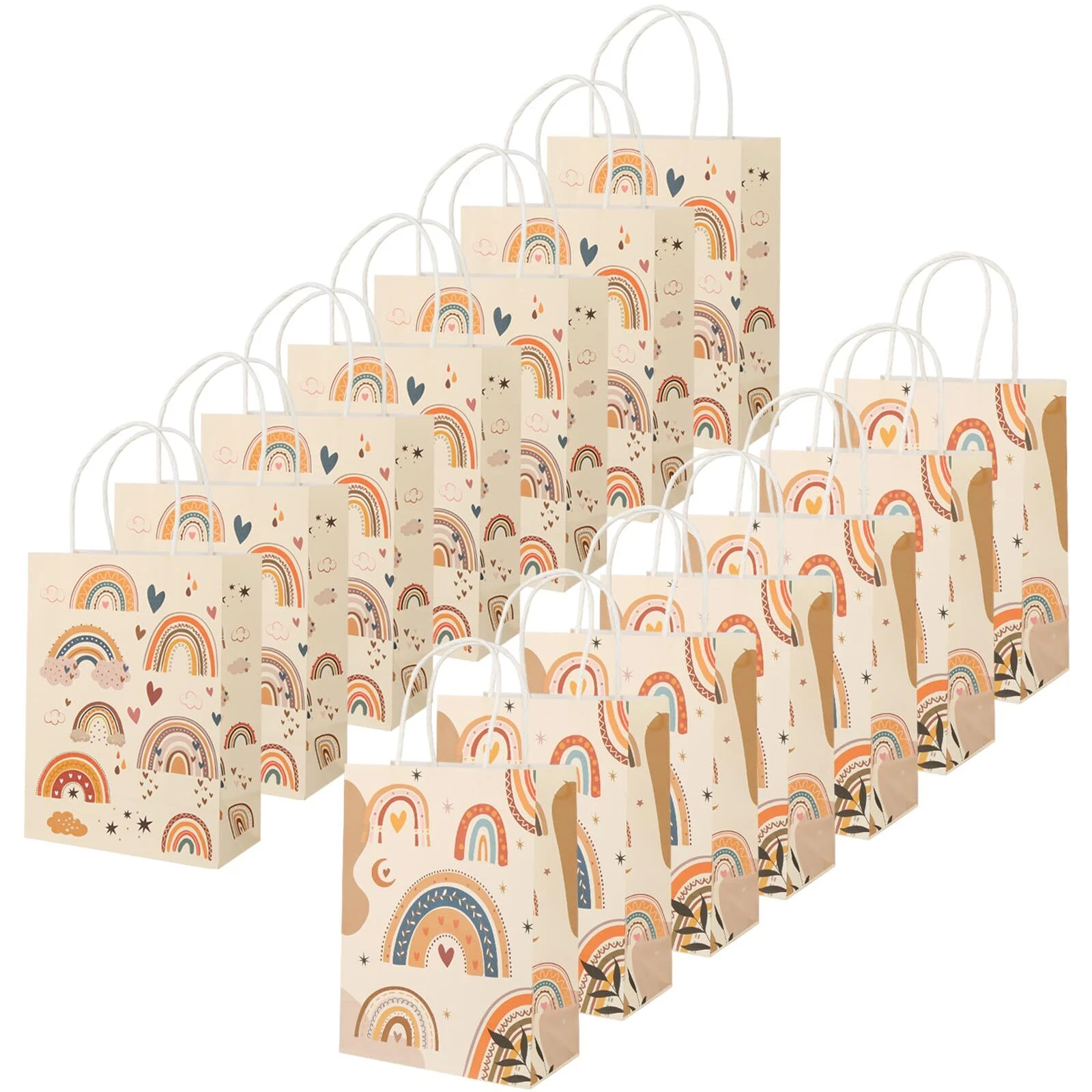 14-Pack Gift Bags With Handles Kids Small Novelty Present Paper Party ...