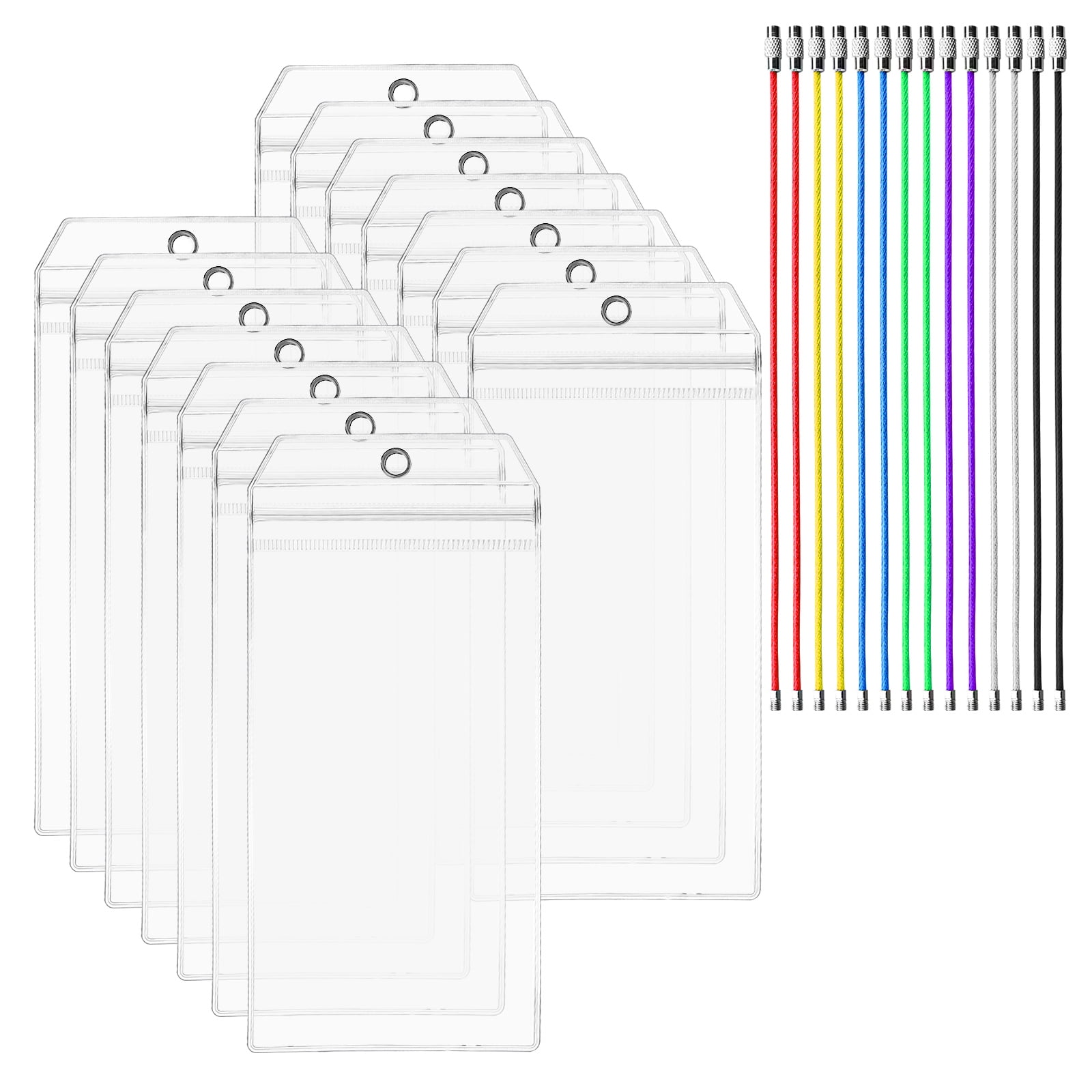 14 Pack Plastic Cruise Luggage Tags, Reusable Cruise Luggage Tag Holder ...