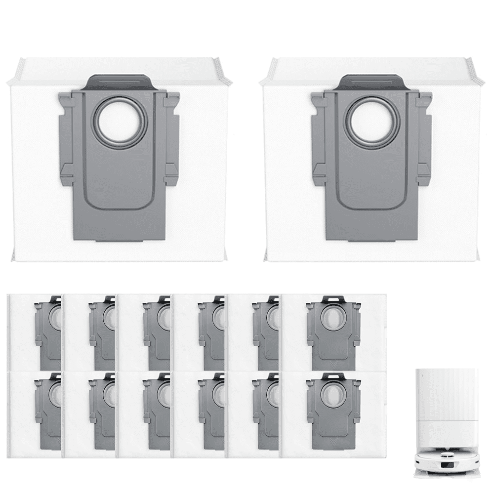 14 Pack Roborock Qrevo Dust Bags Compatible with Qrevo Pro, Qrevo S, Qrevo MaxV, Qrevo Plus ...