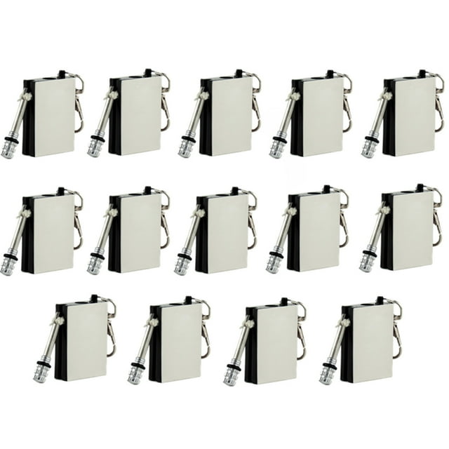 14 Pack of Waterproof & Windproof Permanent Match Lighter, Strike To ...