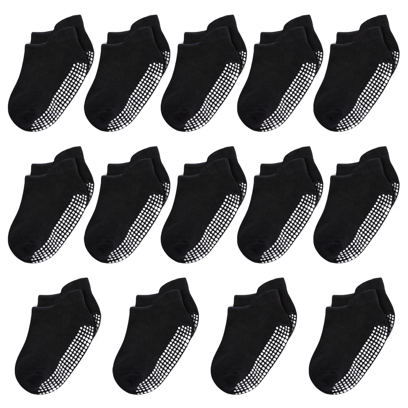 14 Pairs Black Baby Toddler Socks with Grippers for 6-12 Months Boys ... 14 Pairs Black Baby Toddler Socks with Grippers for 6-12 Months Boys ...