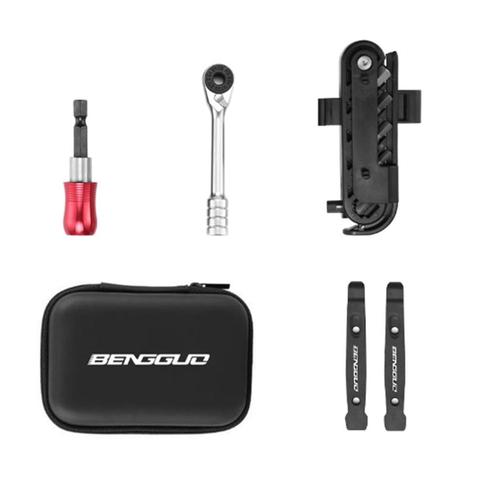 14 Pcs Bicycle Repair Tool Set Mountain Bike Ratchet Wrench Repair ...