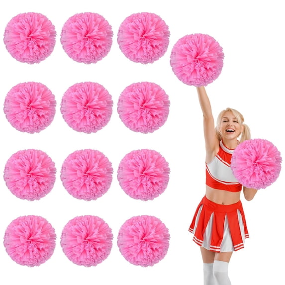 14 Pcs Cheerleading Pom Poms-Cheerleading Handheld Squad Pompoms For ...