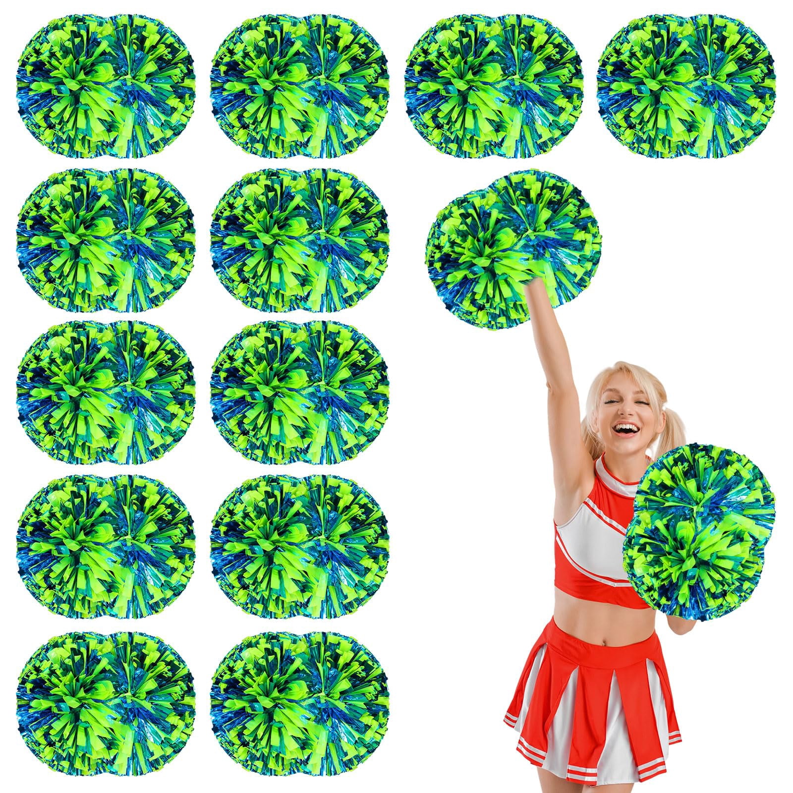 14 Pcs Cheerleading Poms-pom Poms Cheerleading With Handle Style Cheer ...