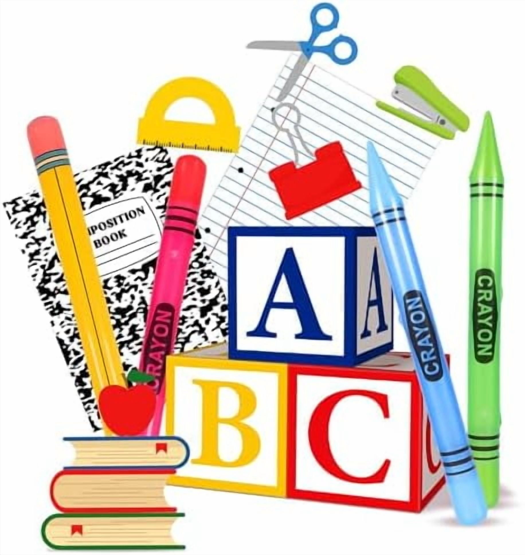 14 Pcs Giant School Theme Party Decorations ABC Alphabet Party Favor ...