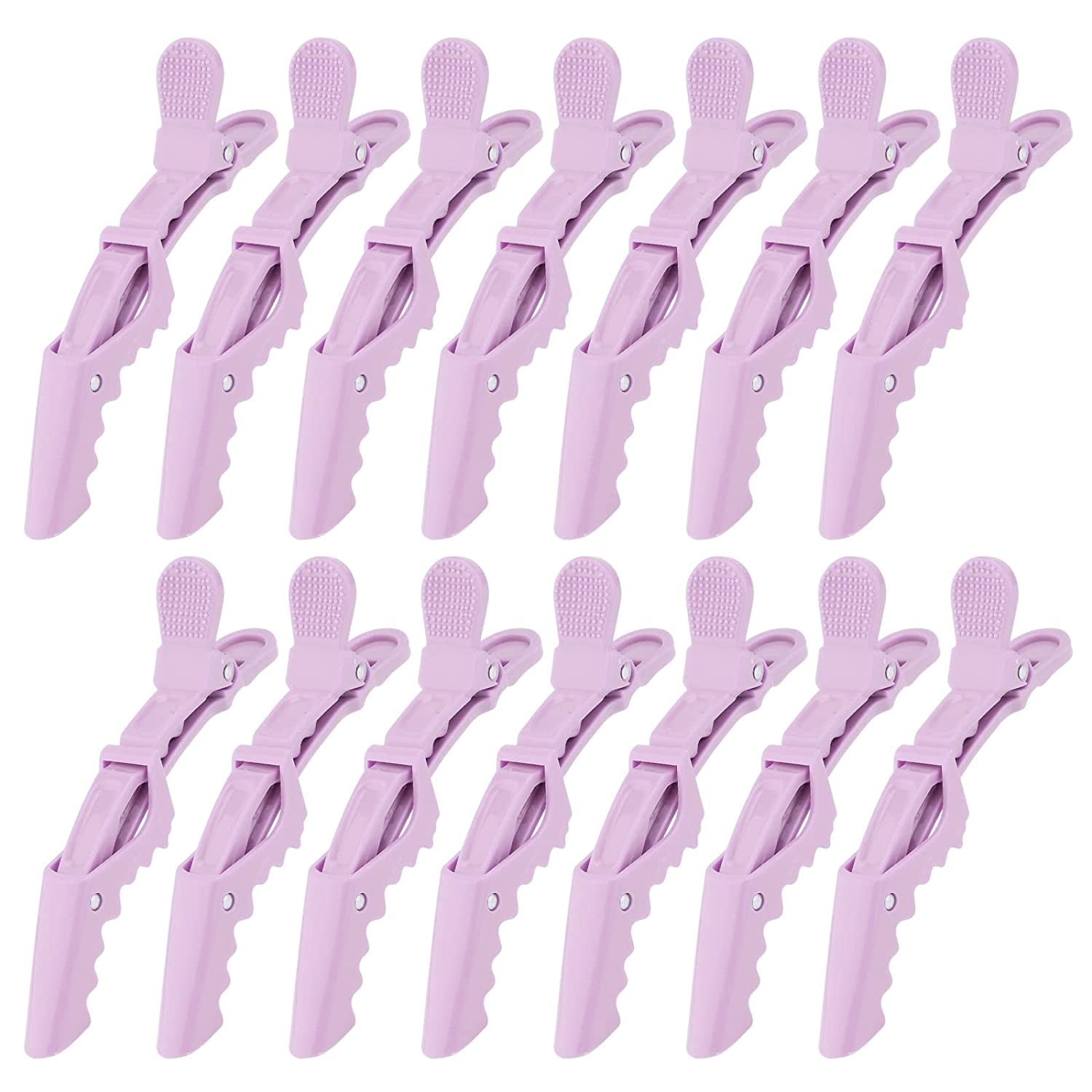 14 Pcs Light Purple Alligator Hair Clips for Styling Sectioning Larger ...