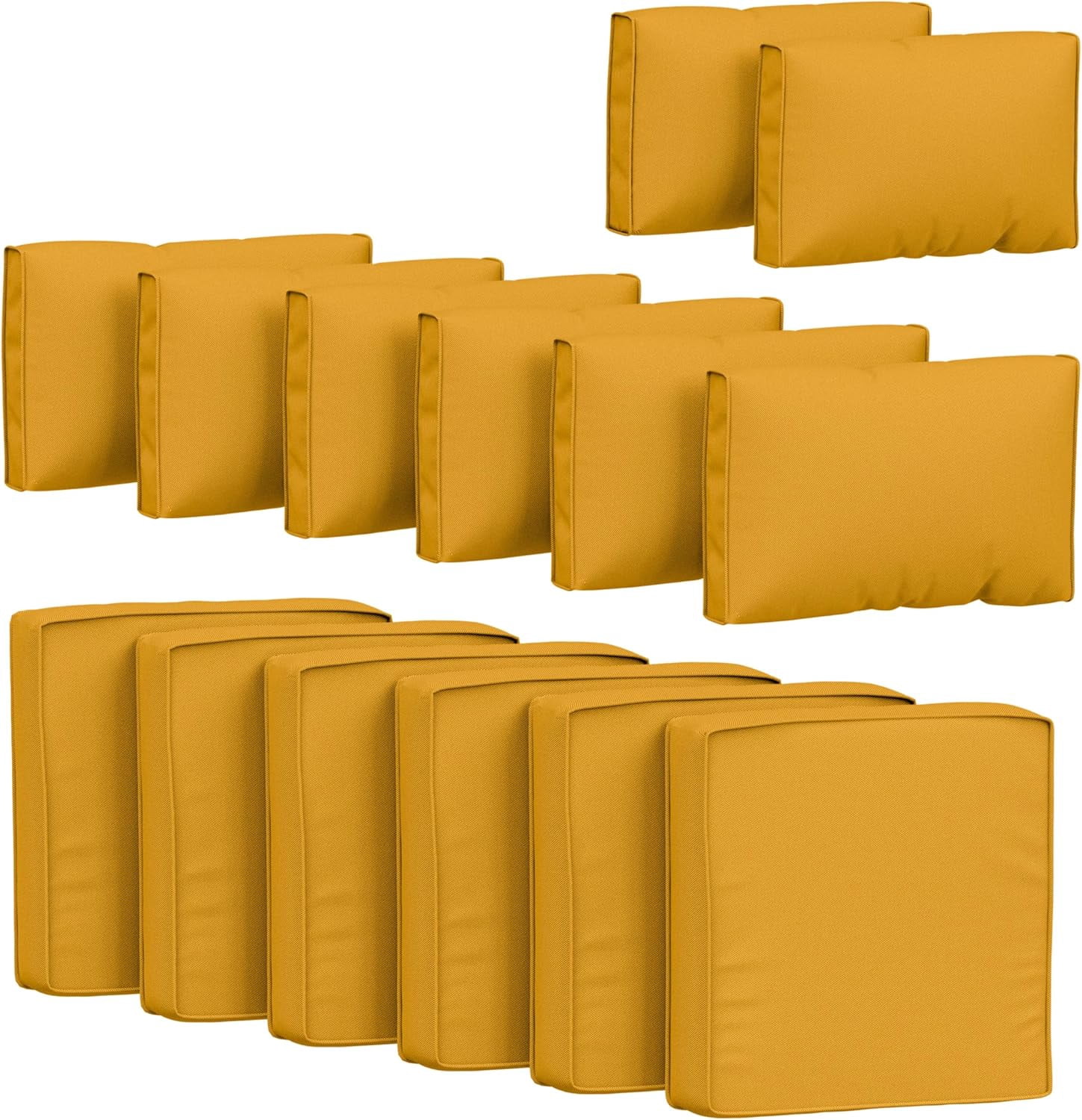 14 Pcs Outdoor Cushion Covers Patio Cushion Slipcovers Replacement ...