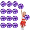 14 Pcs Pom Poms Cheer-pom Poms Cheerleading With Straight Handle Style ...