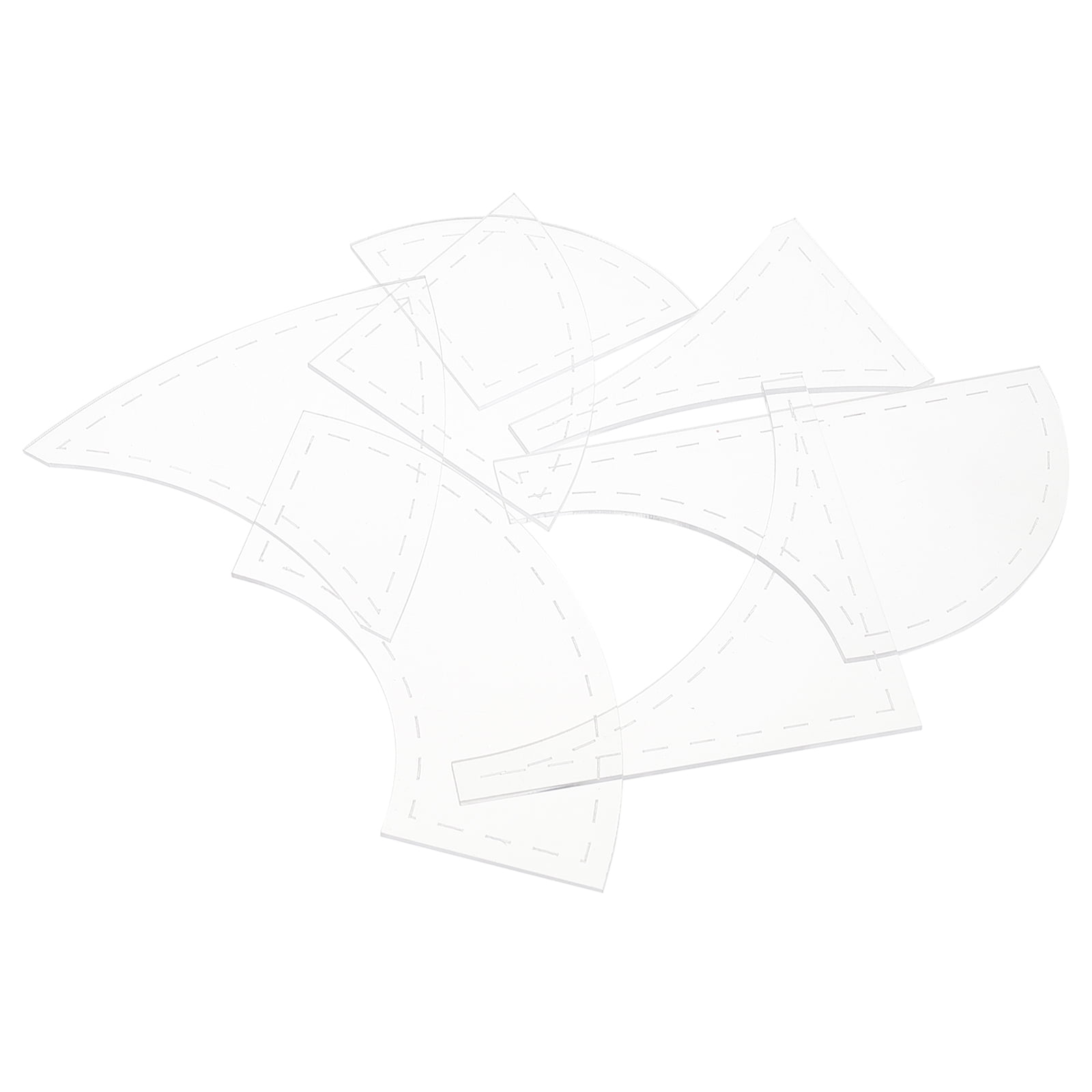 14 Pcs Quilting Ruler Template Flag Flags Acrylic Sewing Shaped Rulers ...