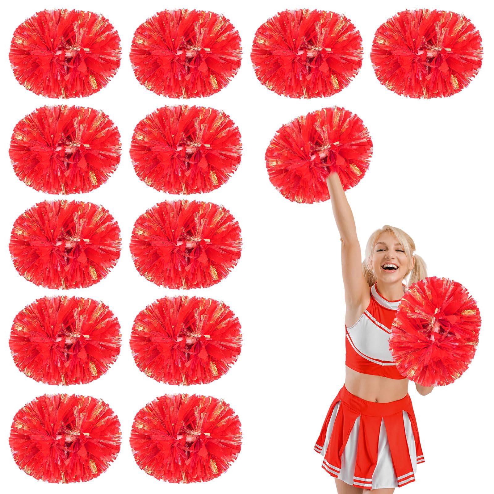 14 Pcscheerleading Poms-pom Poms Cheerleading With Handle Style Cheer ...