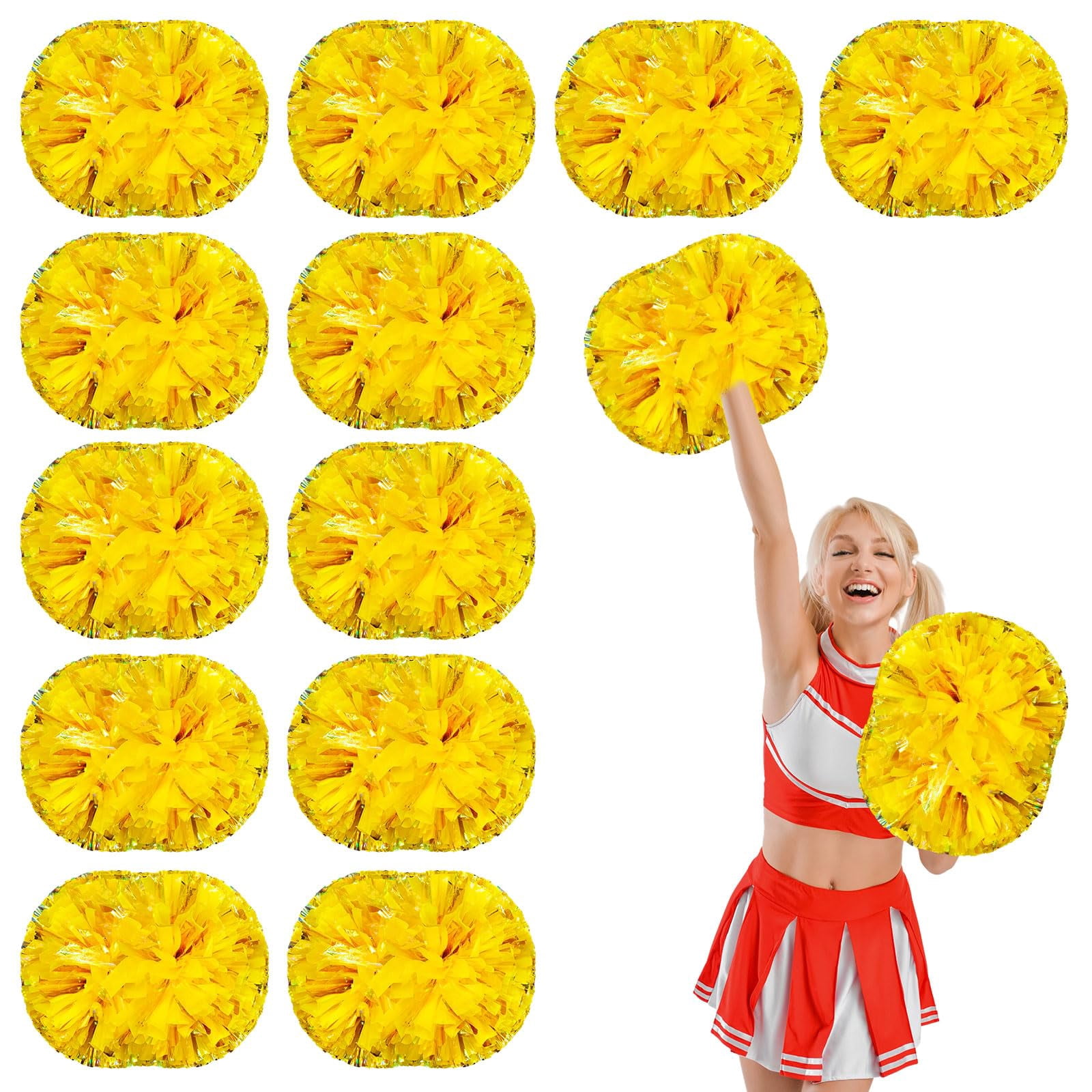 14 Pcscheerleading Poms-pom Poms Cheerleading With Handle Style Cheer ...