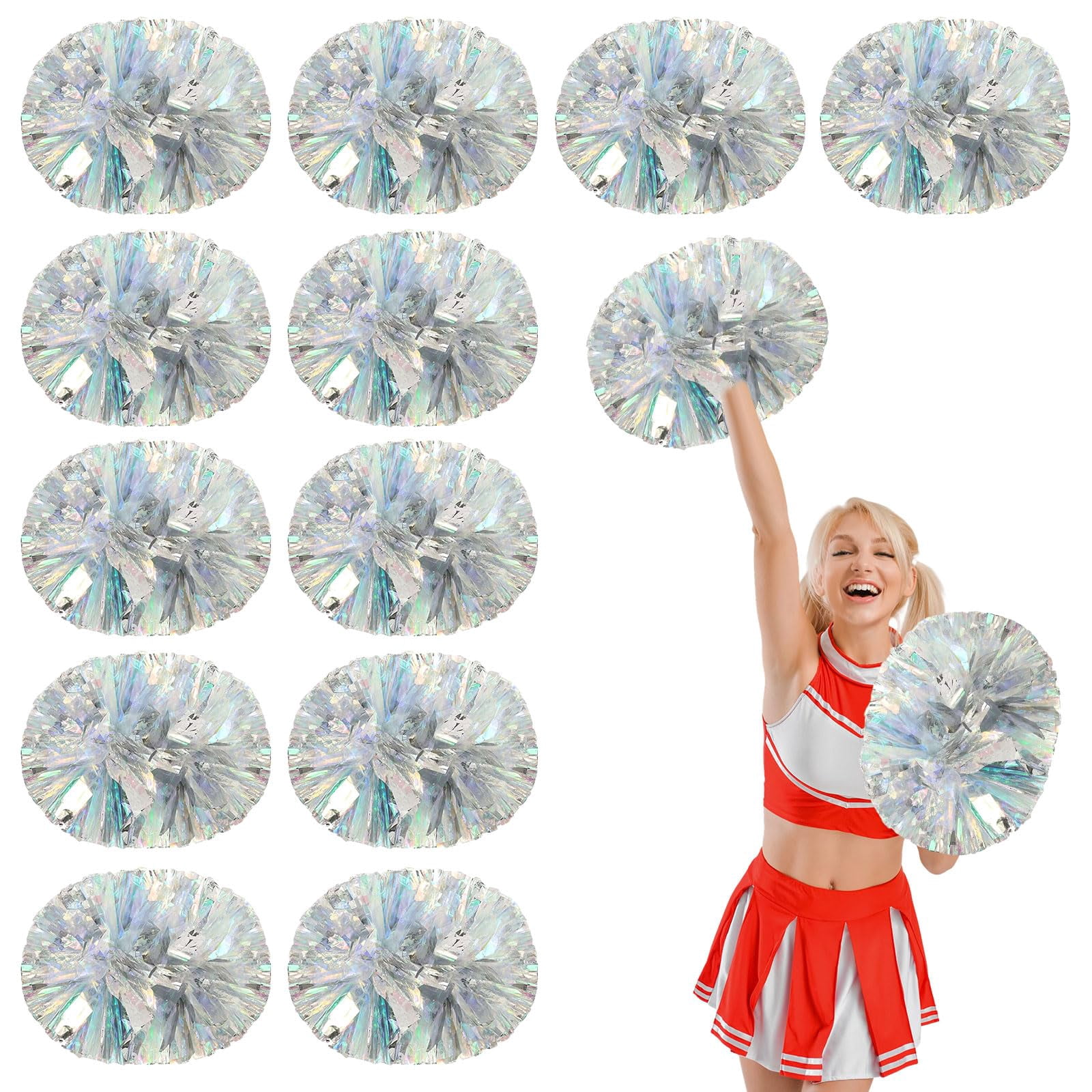 14 Pcscheerleading Poms-pom Poms Cheerleading With Handle Style Cheer ...