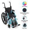 "Karman LT-980 Lightweight 24 lbs Wheelchair, 18"" Seat, Silver ...