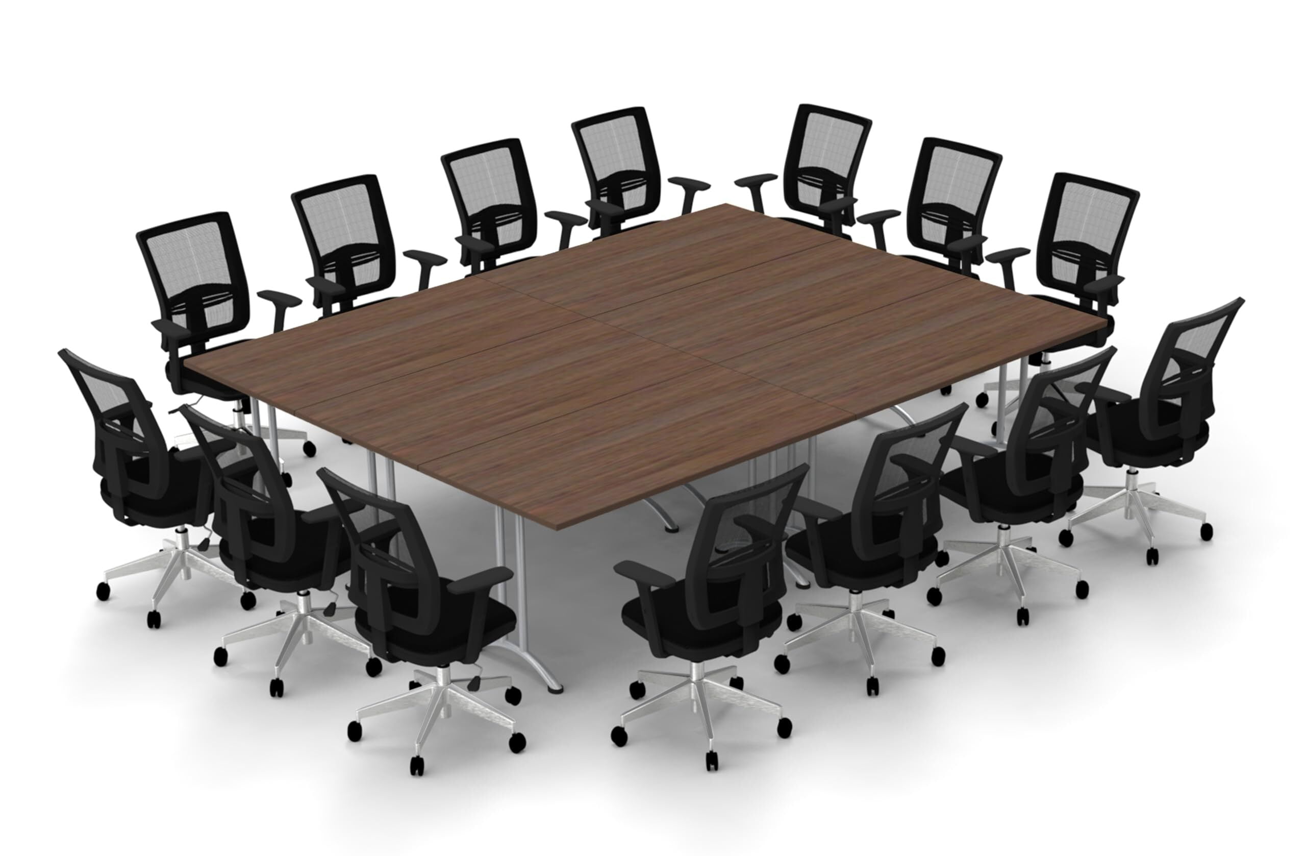 14 Person Tables Conference Meeting Seminar Training Tables Chairs Set ...