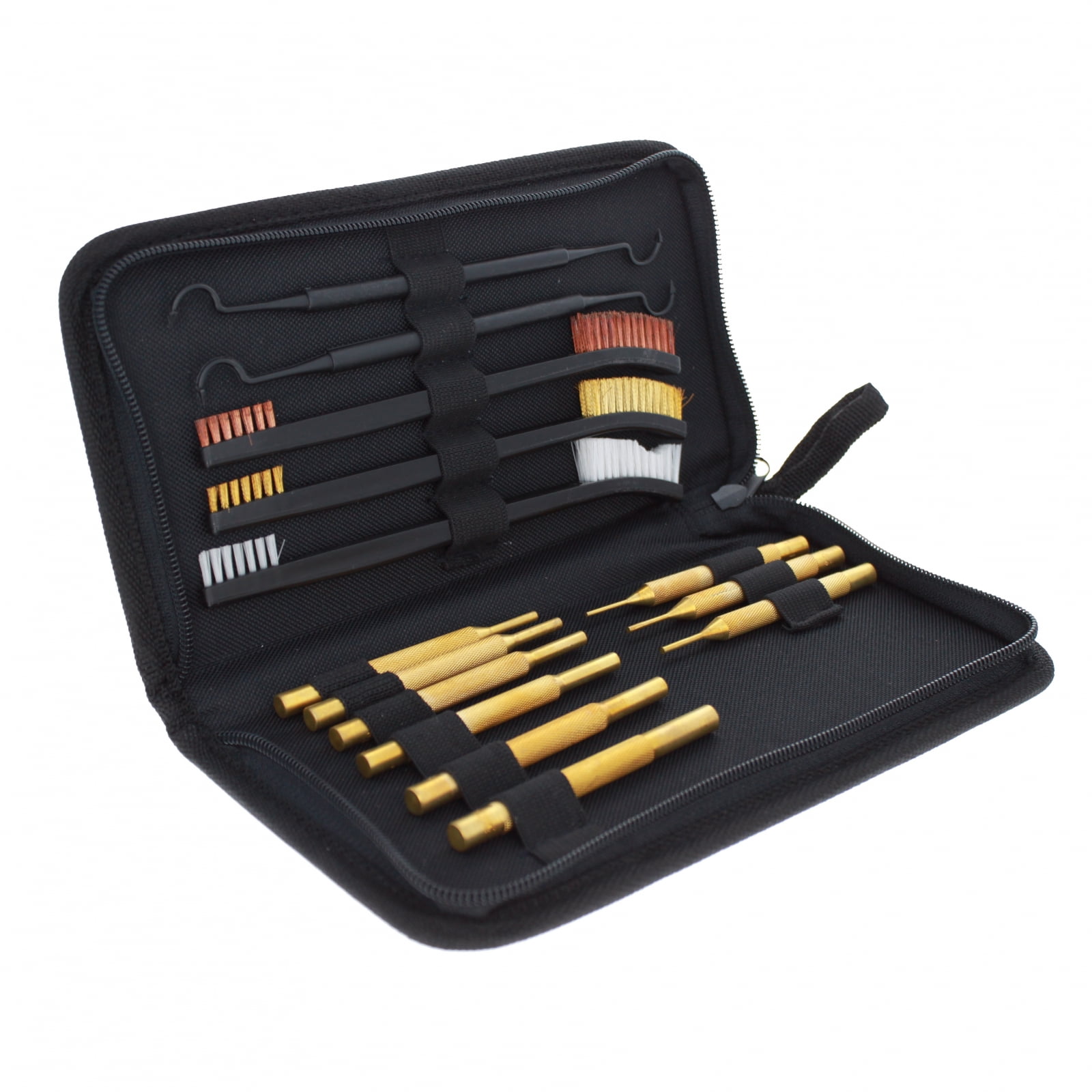 14 Piece ASR Outdoor Deluxe Gun Cleaning Kit Set Canvas Pouch - Walmart.com