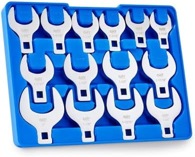 14 Piece Jumbo Crowfoot Wrench Set, SAE Crows Foot Wrench Set for 1-1/ ...