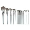14-Piece Makeup Brush Set, Professional Cosmetic Brushes, Alloy & Wood ...