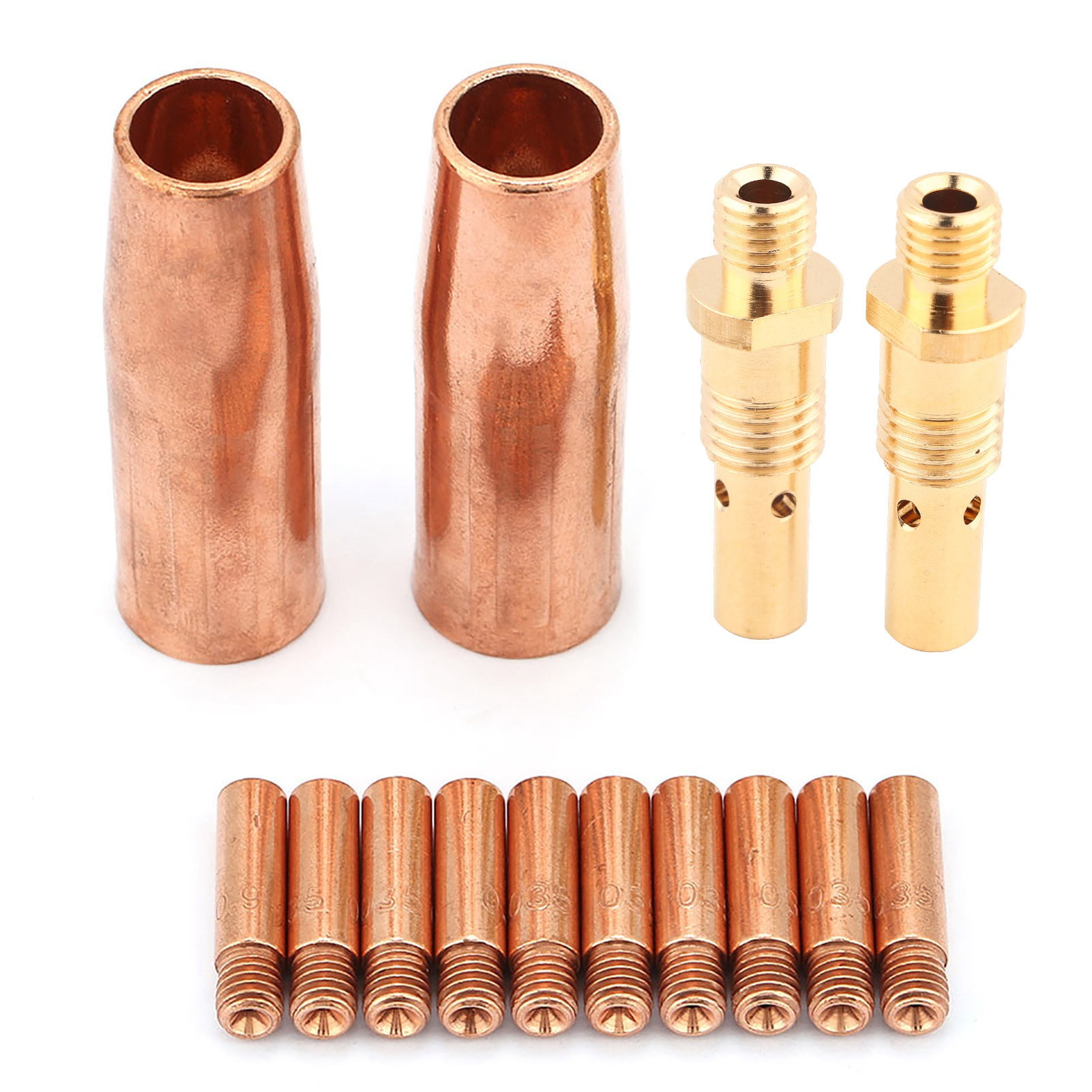 14-Piece Nozzle Diffuser Tip Set for MIG Welding Gun - Walmart.com