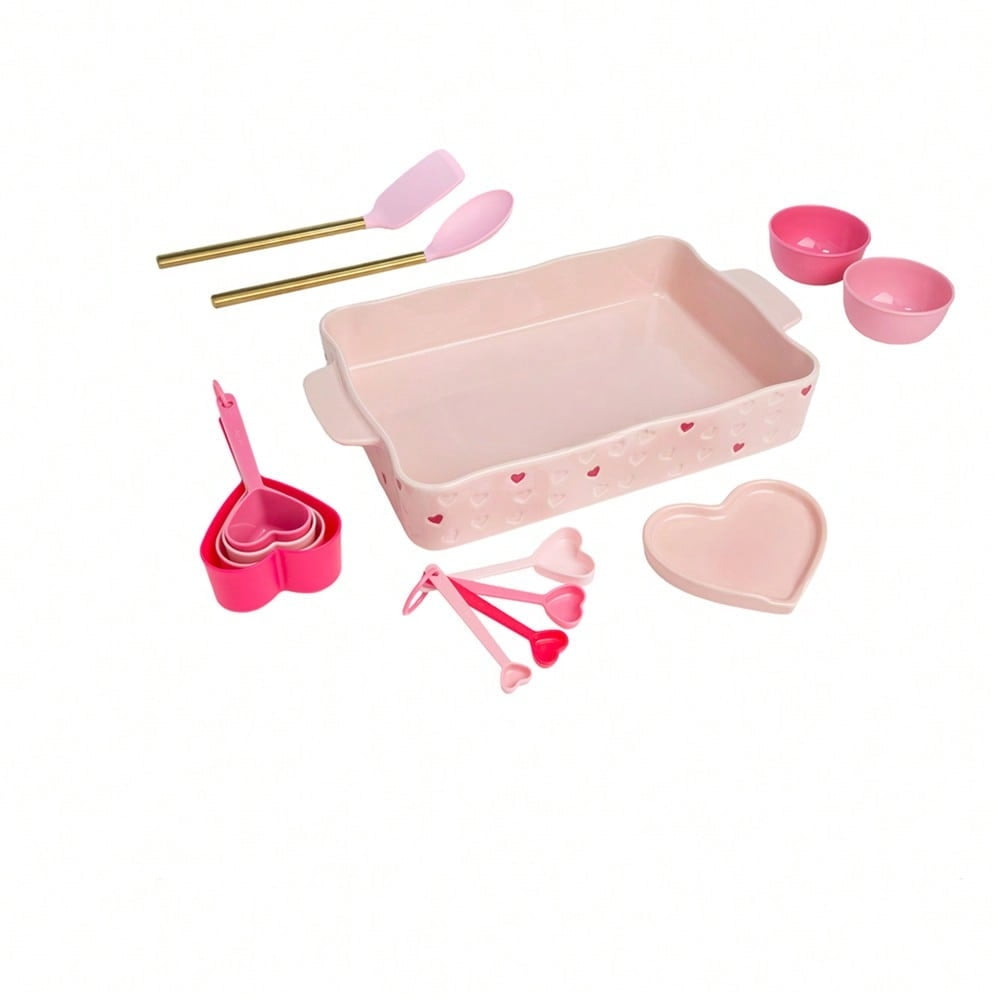 14 Piece Sliving Lasagna Set, Pink - Walmart.com