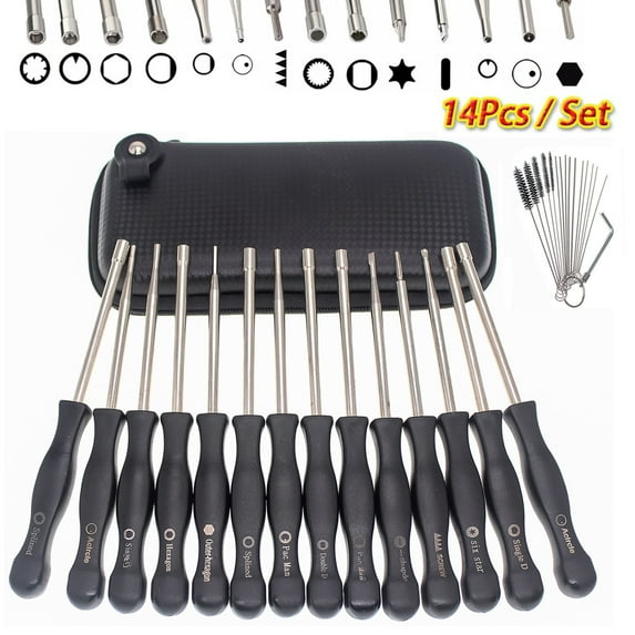 14 Pieces Carburettor Adjustment Tool Kit,Two Wheel Small Engine ...