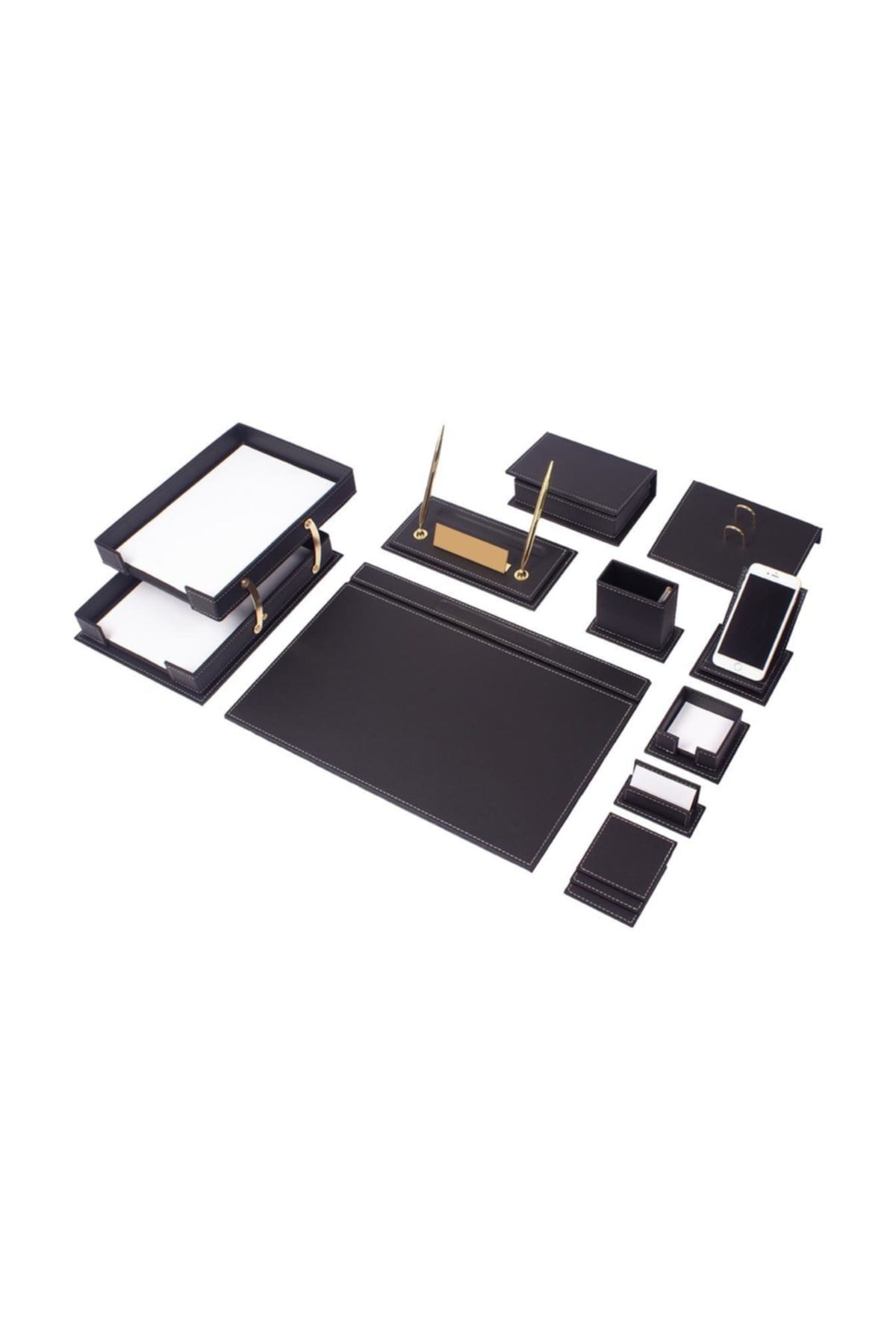 14 Pieces-Desk Office Accessories-Storage-Desk Organizers And ...