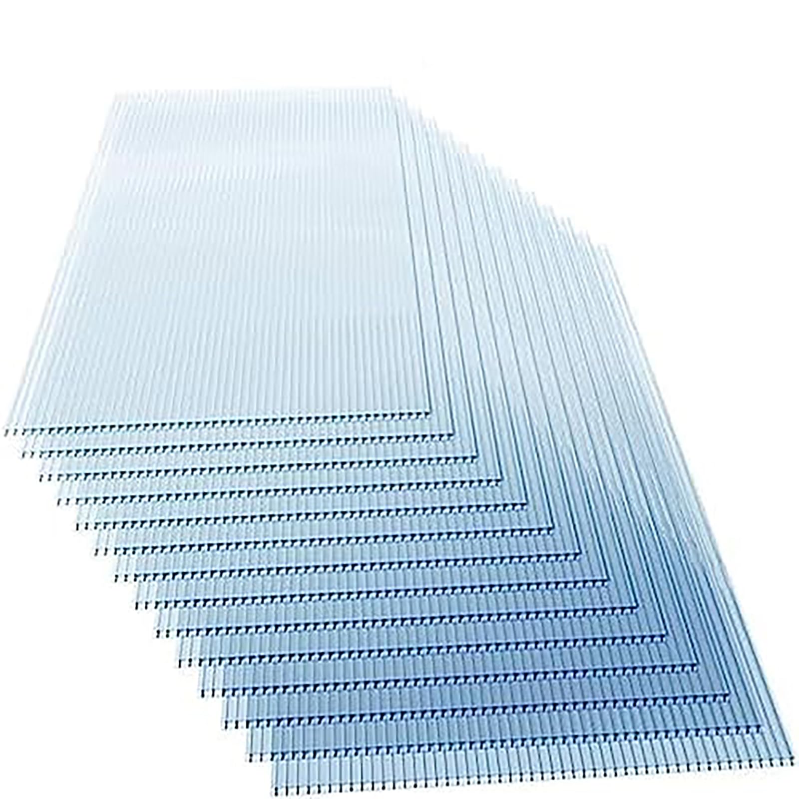 14 Pieces Set 2' (W) X 4' (L) Polycarbonate Panel,Twin Wall ...