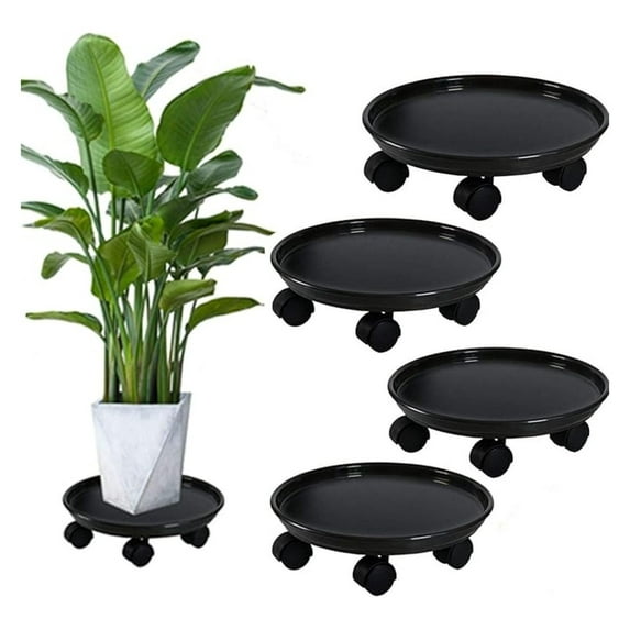 14" Plant Caddy,Heavy Duty Plant Stand with Wheels, Rolling Dolly On ...
